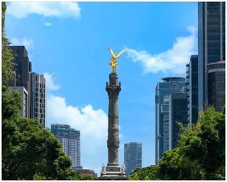 Wallario Poster - Engel der Unabh&auml;ngigkeit in Premiumqualit&auml;t, Gr&ouml;&szlig;e: 40 x 50 cm