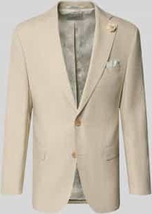 Carl Gross Regular Fit Anzugjacke aus Leinen-Mix Modell Tannon