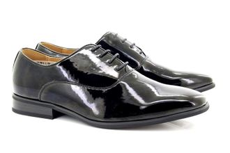 Goor Herren-Abend-/Uniform-/Oxford-Schuhe, Schwarz, Schwarz - schwarzer lack - Gr&ouml;&szlig;e: 41.5