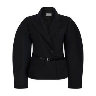 P.A.R.O.S.H. Liliuxy G&uuml;rteltasche Blazer - - Jackets - Damen - Blau - S