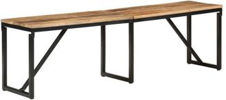 vidaXL Sitzbank 160x35x46 cm Massivholz Mango Vidaxl