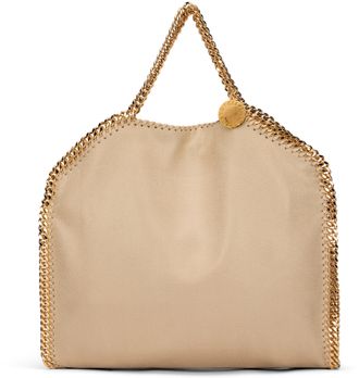 Stella McCartney Womens Tote Bag Falabella Butter Cream Polyester