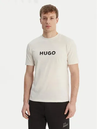 HUGO BOSS T-Shirt Dumeo 50557437 &Eacute;cru Regular Fit