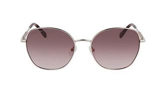 Lacoste Womens Sunglasses L257S - Light Gold with Gradient Brown Lens