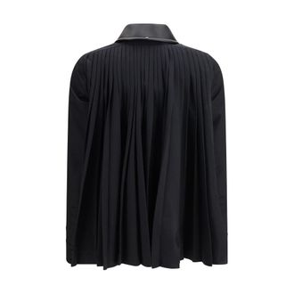 Max Mara Womens Black Polyester Pattern Shirt