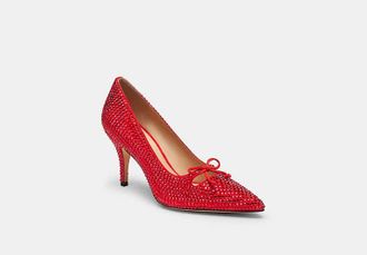 Coach Pumps Mit Kristallen