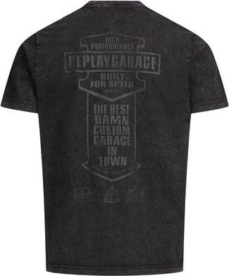 Replay T-shirt droit manches courtes en coton