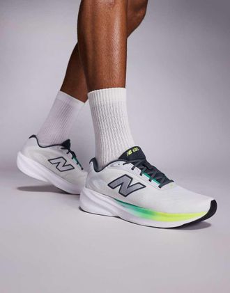 New Balance 680 - Sneaker in Grau und Neongr&uuml;n