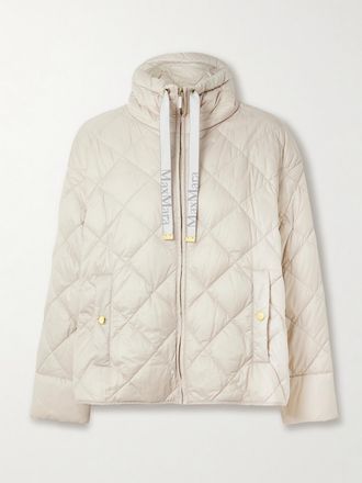 Max Mara The Cube Daunenjacke Aus Gestepptem Shell - Neutral