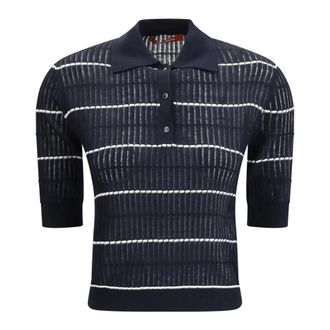Max Mara Polo Gallo - Femme - Pulls - Bleu - Taille: 38 FR