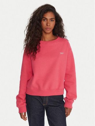 Tommy Jeans Sweatshirt Silver Script DW0DW21961 Rosa Regular Fit