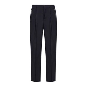 Etro Wollhose mit B&uuml;gelfalten - - Trousers - Herren - Blau - M