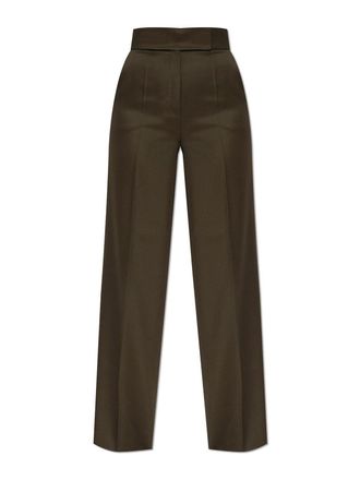 Max Mara Casual Hose - Dunkelgrün