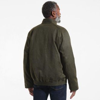 Lands End Blouson-Wachsjacke, Herren, Gr&ouml;&szlig;e:52-54 regular, Braun, by Lands End