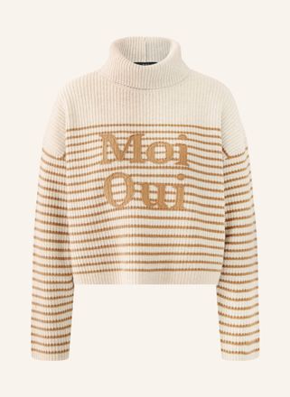 Oui Rollkragenpullover weiss