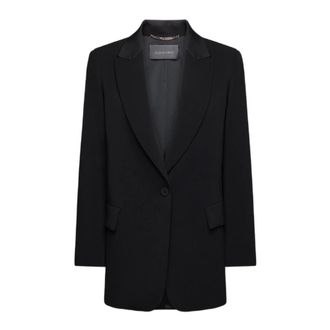 Elena Miro Femme, Vestes, Noir, Taille: 52 FR Blazer Cady