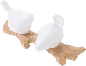 Angoily Nordischer Vogel Wandhaken aus Resin Selbstklebender Schl&uuml;sselhalter mit Mehrfachhaken Platzsparend und Robust f&uuml;r Garderobe Flur K&uuml;che Dekorativer Wa