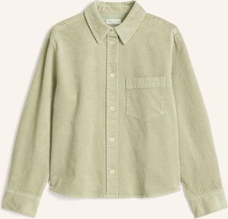 Marc O'Polo Marc Opolo Hemdbluse Aus Cord gruen