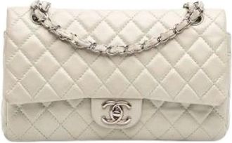 Chanel Sac bandouli&egrave;re classique double rabat Pre-owned - Femme - Pre-owned - Blanc - Taille: ONE Size
