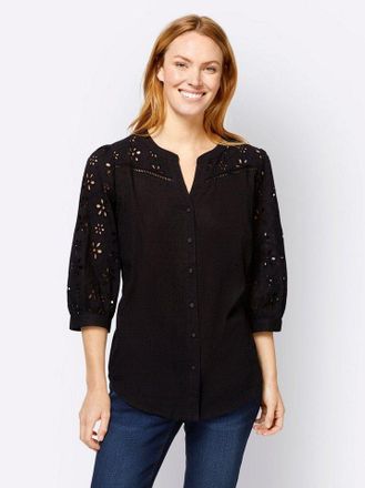 Heine Klassische Bluse Bluse 3/4-Arm