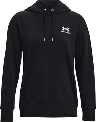 Under Armour Womens 1373033-001 UA Essential Sweat à Capuche en Polaire pour Femme Noir Taille XL