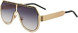 Generic Lunettes de soleil tendance punk pour homme, monture en métal, lunettes de soleil steampunk, accessoire pour homme 2026