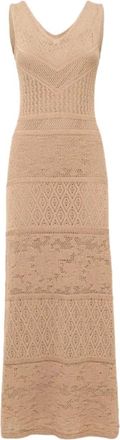 Blugirl Femme, Robes, Beige, Taille: 38 FR Maxi Robes