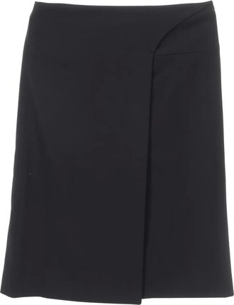 Hermès jupe mi-longue zippée (années 2010) - Noir