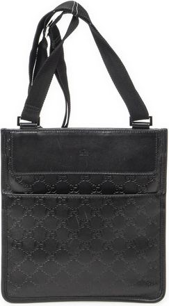Gucci Crossbody Bags - Small Flat Messenger - Gr. unisize - in Schwarz - f&uuml;r Damen