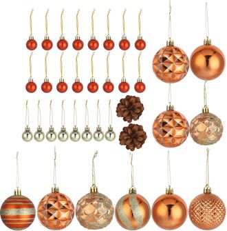 Healifty Weihnachtskugeln mit Umh&auml;ngeband, bruchsicherer Anh&auml;nger, Kunststoff, zum Aufh&auml;ngen