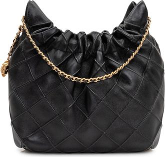 Tory Burch Femme, Sacs, Noir, Taille: ONE Size Fleming Quilted Shoulder Bag