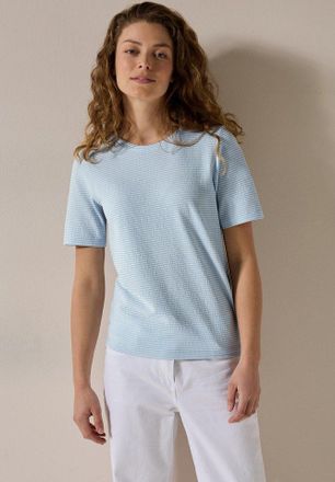 Cecil T-Shirt aus Baumwolle mit Stretchante