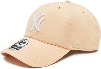 47 Brand Cap Mlb New York Yankees 47 Clean Up W/ No Loop Label B-NLRGW17GWS-AF Orange