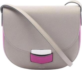Celine Sac bandouli&egrave;re Trott Bicolor Pre-owned - Femme - Pre-owned - Multicolore - Taille: ONE Size