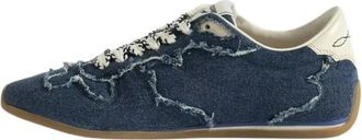 Zadig&Voltaire Femme, Chaussures, Bleu, Taille: 39 EU Dance Frayed Baskets