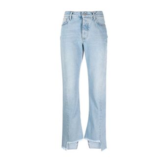 Off-white Boot-Cut Jeans - - Jeans - Damen - Blau - W25