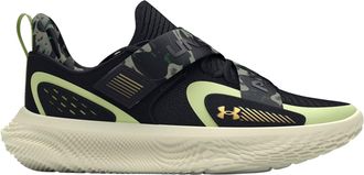 Under Armour Flow Futr X 4 Tarnmuster Basketball Schuhe f&uuml;r Herren, Leder, Runder Zeh (Schwarz)