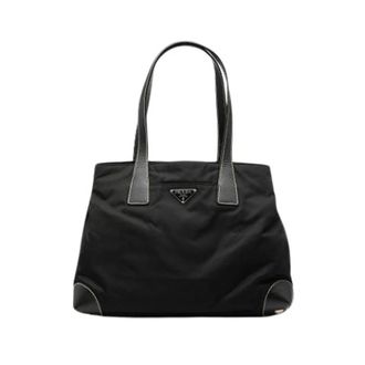 Prada Pre-owned Nylon Tote Bag - - Pre-owned - Damen - Schwarzk - ONE SIZE