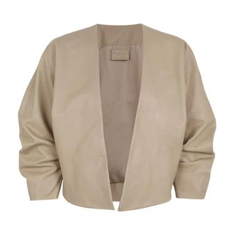 Cortana Femme, Vestes, Beige, Taille: 38 FR Veste oversize droite