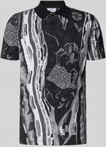 Carlo Colucci Regular Fit Poloshirt mit kurzer Knopfleiste