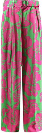 Dries Van Noten Femme, Pantalons, Multicolore, Taille: 34 FR Wide Pantalons