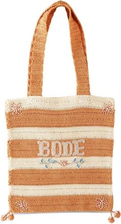 Bode Femme, Sacs, Multicolore, Taille: ONE Size Sherbet Crochet Tote