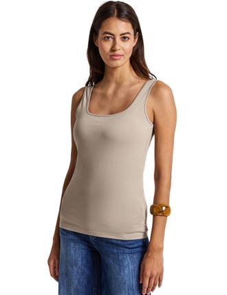 Street One Basic Top mit Square Neck