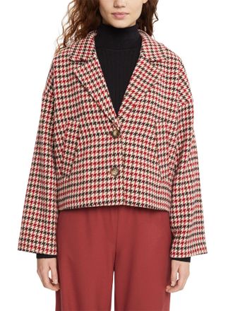 Esprit Damen 092CC1G322 Jacke, 807/TERRACOTTA 3, L