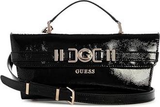 Guess Cirene Top Handle Flap, Cartable Femme, Noir, Taille Unique