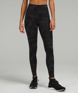 lululemon Wunder Train Leggings mit hohem Bund für Frauen - 71 cm - Camo - Größe 14