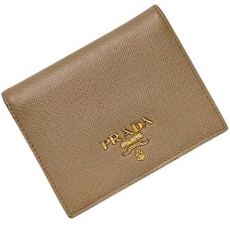 Prada Pre-owned Saffiano Geldb&ouml;rse (Bifold) - - Pre-owned - Damen - Beige - ONE SIZE