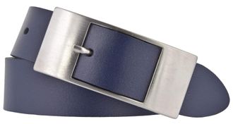 Bernd G&ouml;tz Damen Leder G&uuml;rtel 35 mm marine Rindleder Dameng&uuml;rtel (90 cm)