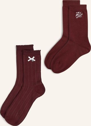 Karl Lagerfeld Socken rot