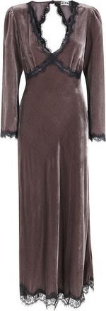 Rixo Alesha Dress - - Dresses - Damen - Braun - S